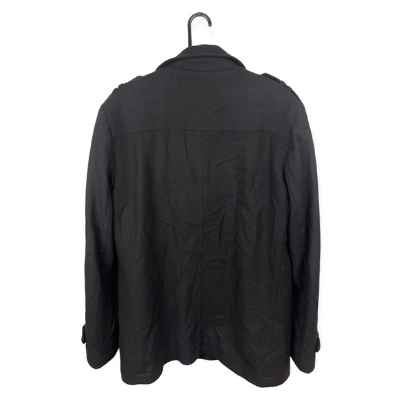 Ted Baker London | Jackets & Coats | Ted Baker Mens Pea Coat Wool Blend Long Sleeve Hidden ...